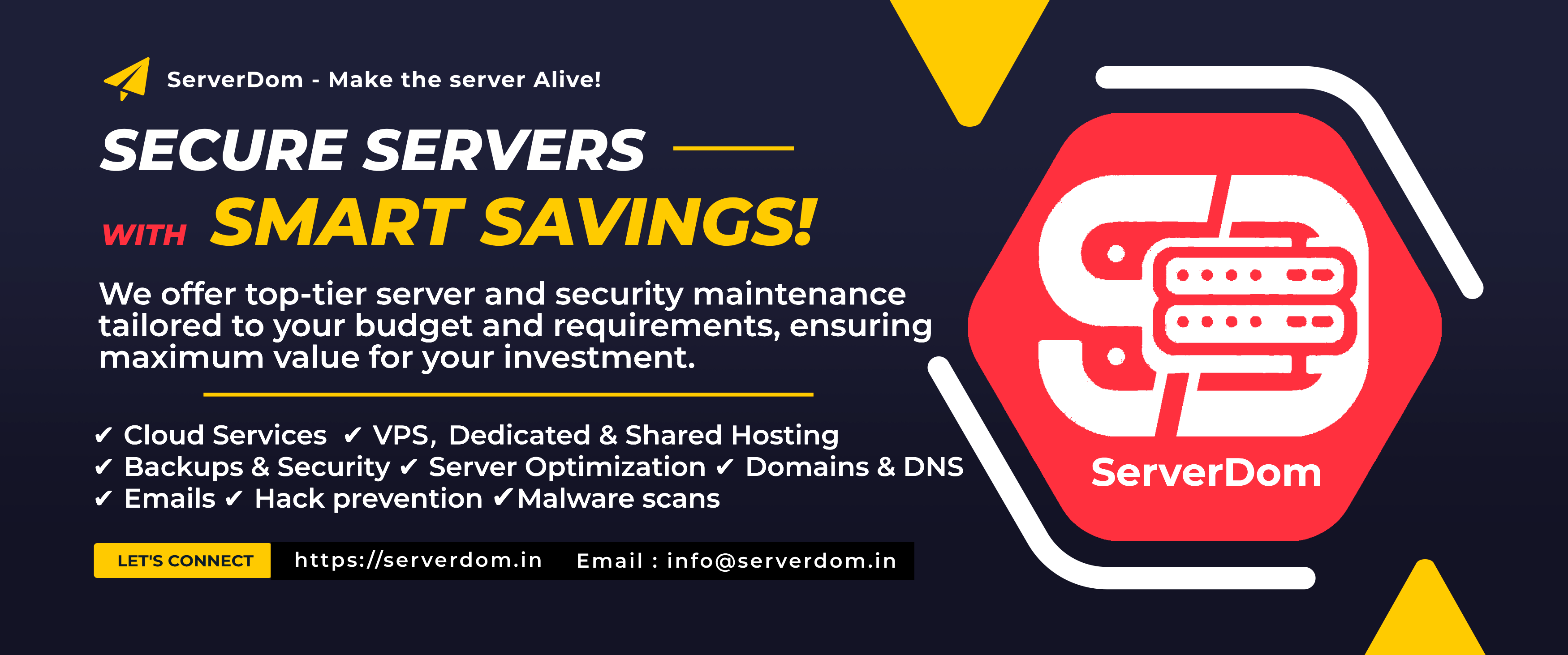 ServerDom - Make the server alive : Secure Servers, Smart Savings ...